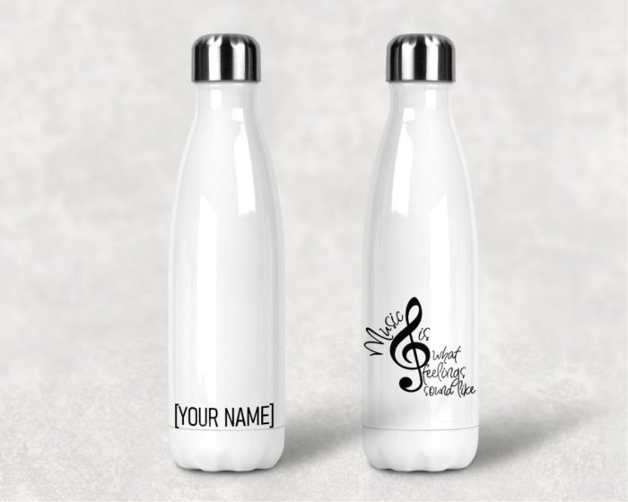 Music – Water Bottle – Hugs, Mugs & More
